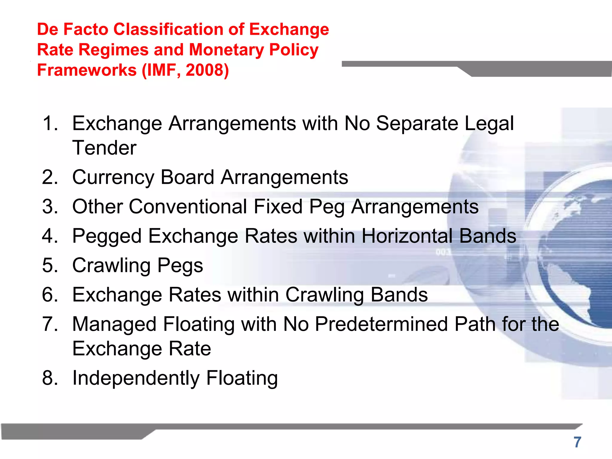 Exchange rate system | PPTX