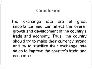Exchange rate volatility | PPTX