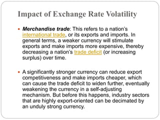 Exchange rate volatility | PPTX