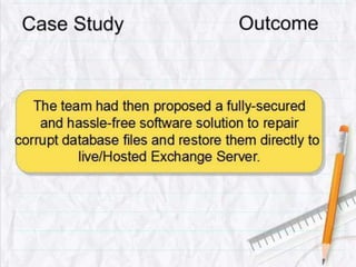 Resolve the Errors of Exchange Server | PPT