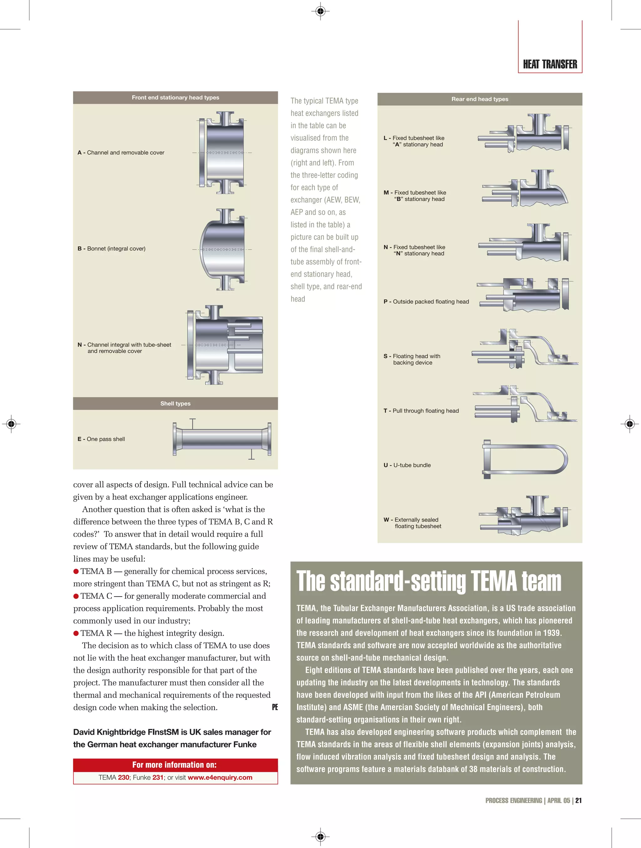 Exchanger types | PDF