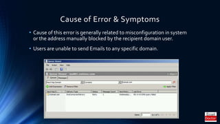 MS Exchange Server Error 451 4.4.0 DNS Query Failed | PPTX