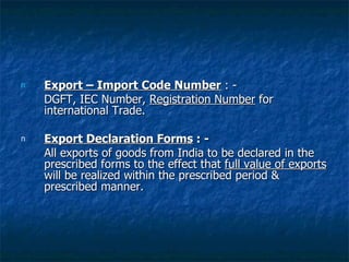 Exchange trade control | PPT