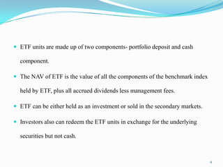 Exchange traded funds | PPTX