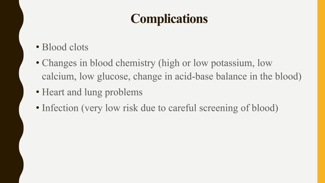 Exchange blood transfusion | PPTX