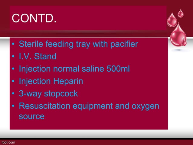 Exchange Transfusion PPT | PPT | Pregnancy | Reproductive Health