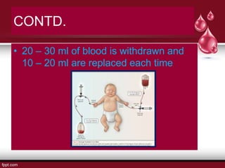 Exchange Transfusion PPT | PPT