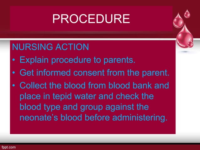 Exchange Transfusion PPT | PPT | Pregnancy | Reproductive Health