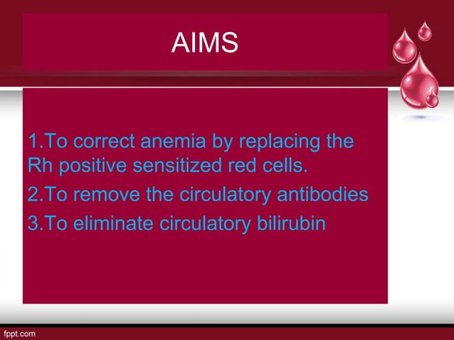 Exchange Transfusion PPT | PPT | Pregnancy | Reproductive Health