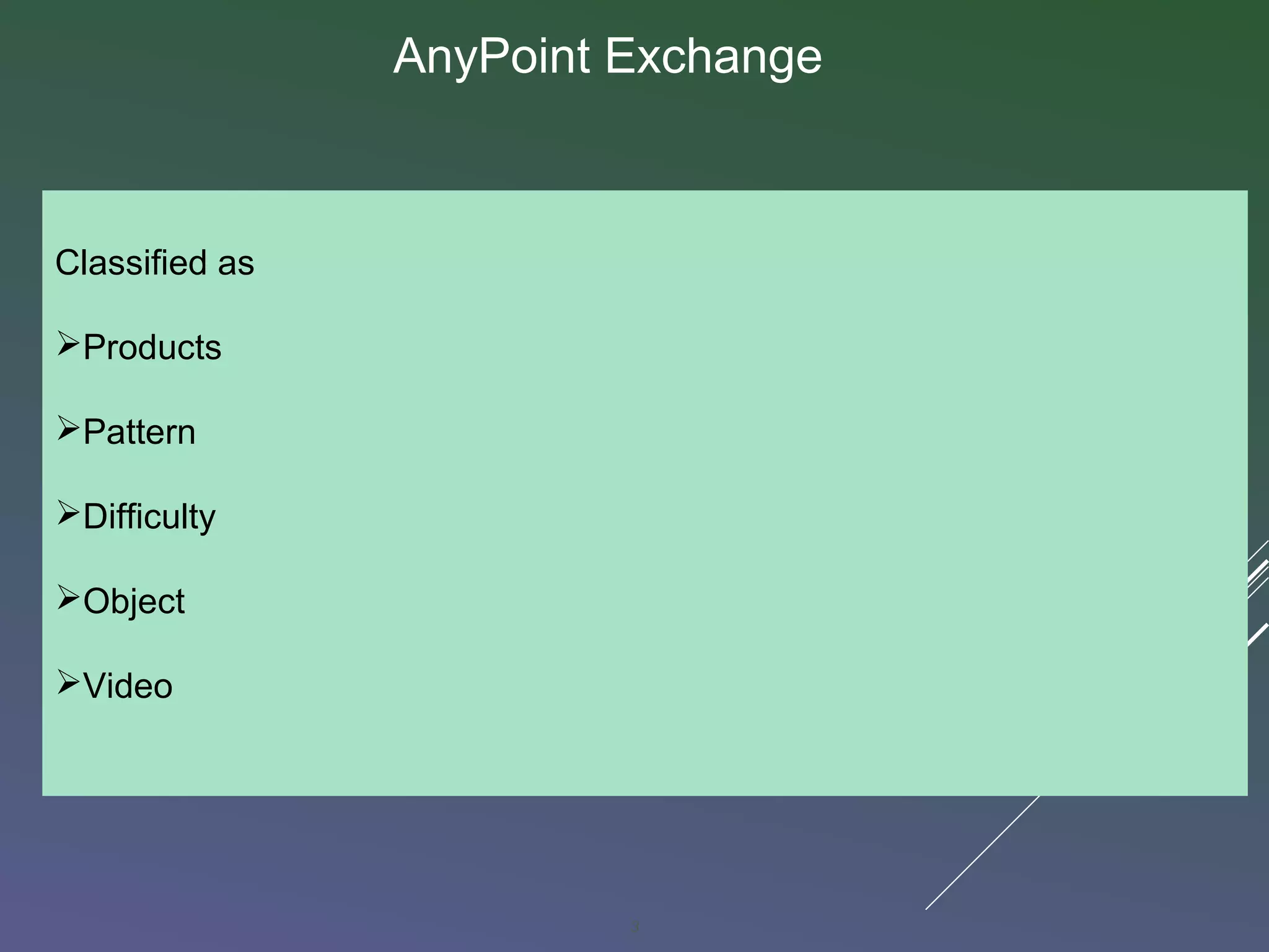 Exchange with anypoint platform | PPT