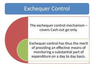 Exchequer control in Indian Railways | PPT