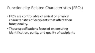 Excipient regulatory sb | PDF