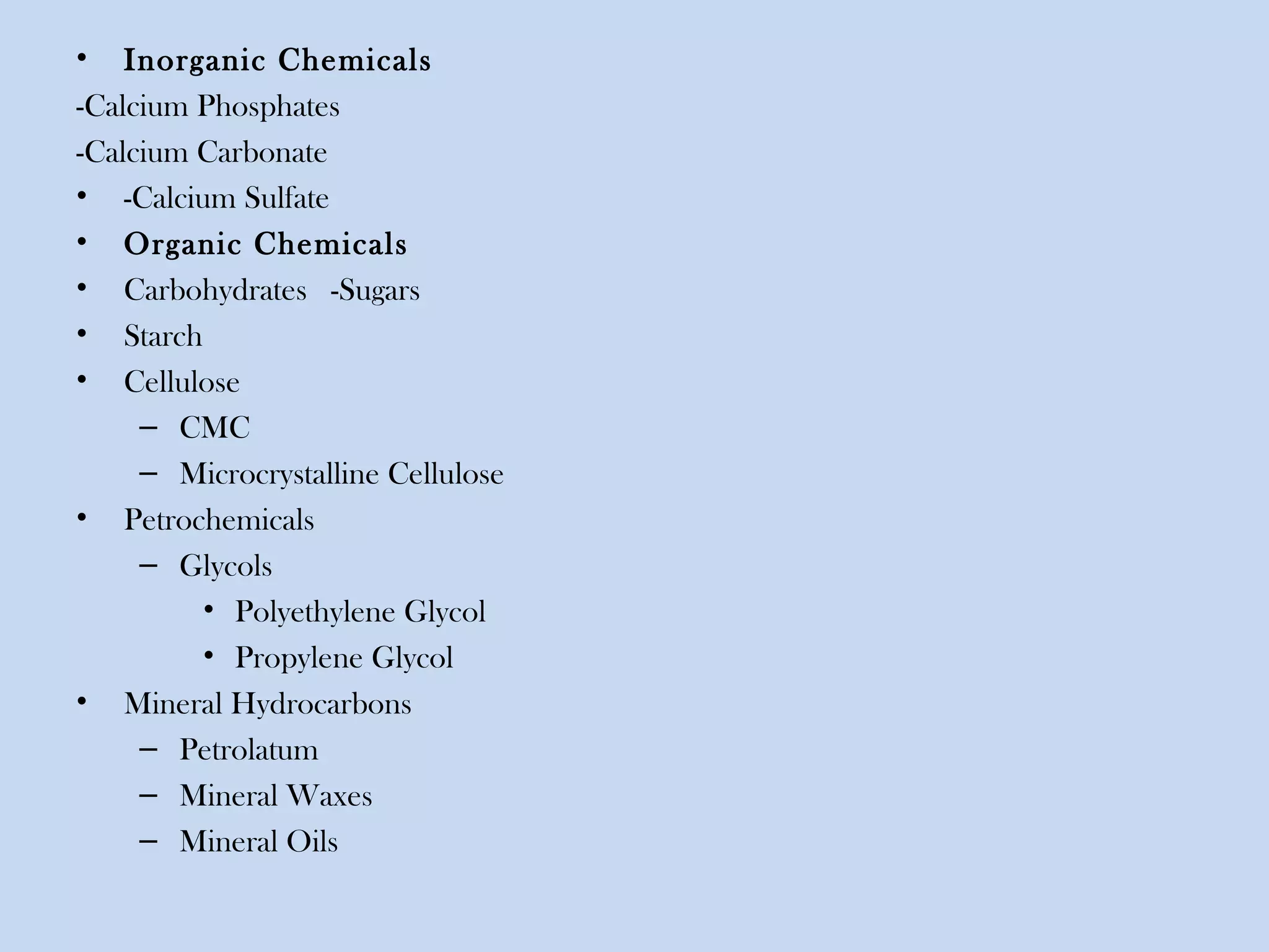 PHARMACEUTICAL EXCIPIENTS | PPT