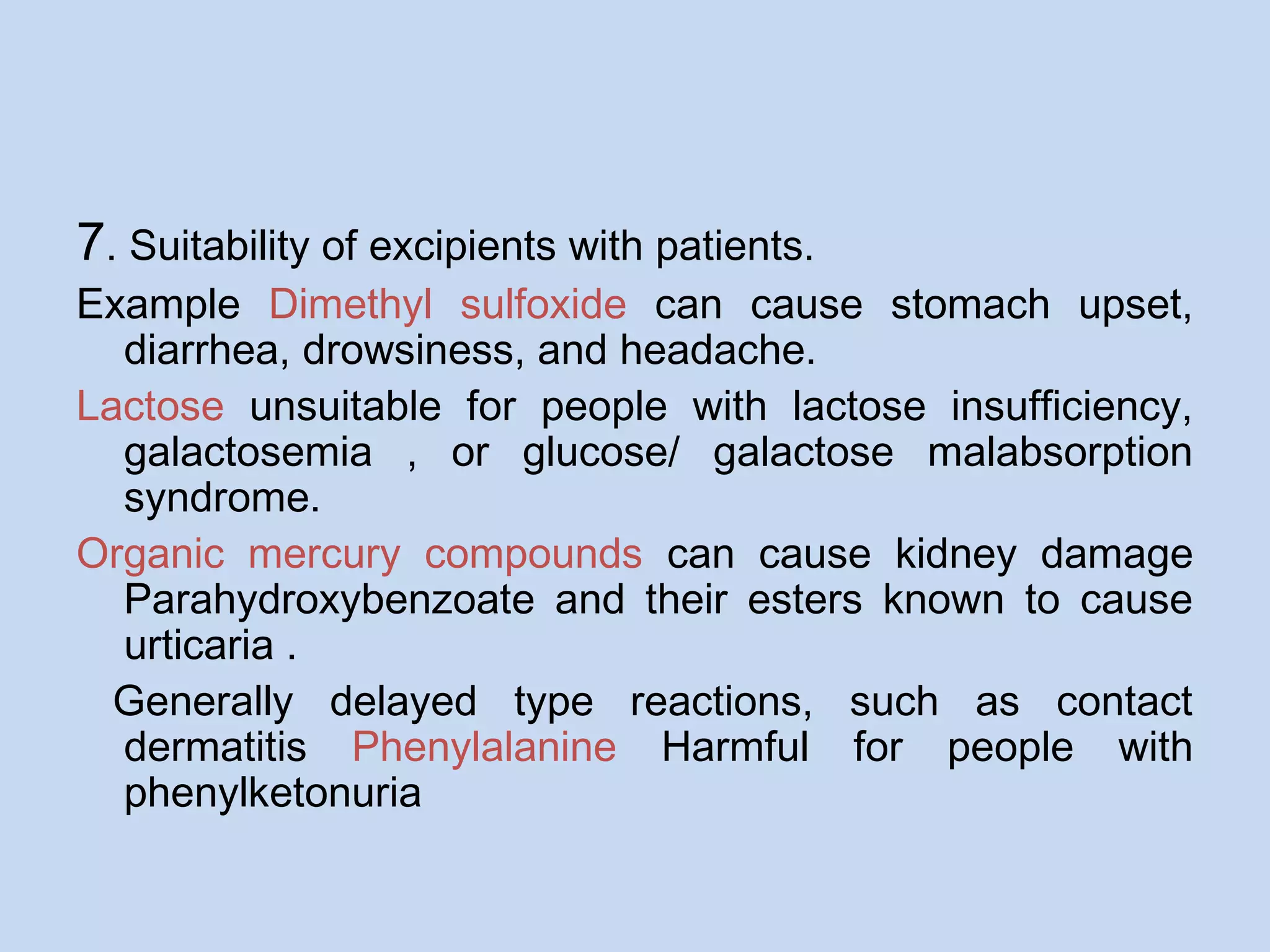 PHARMACEUTICAL EXCIPIENTS | PPT