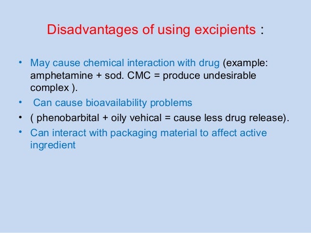 PHARMACEUTICAL EXCIPIENTS