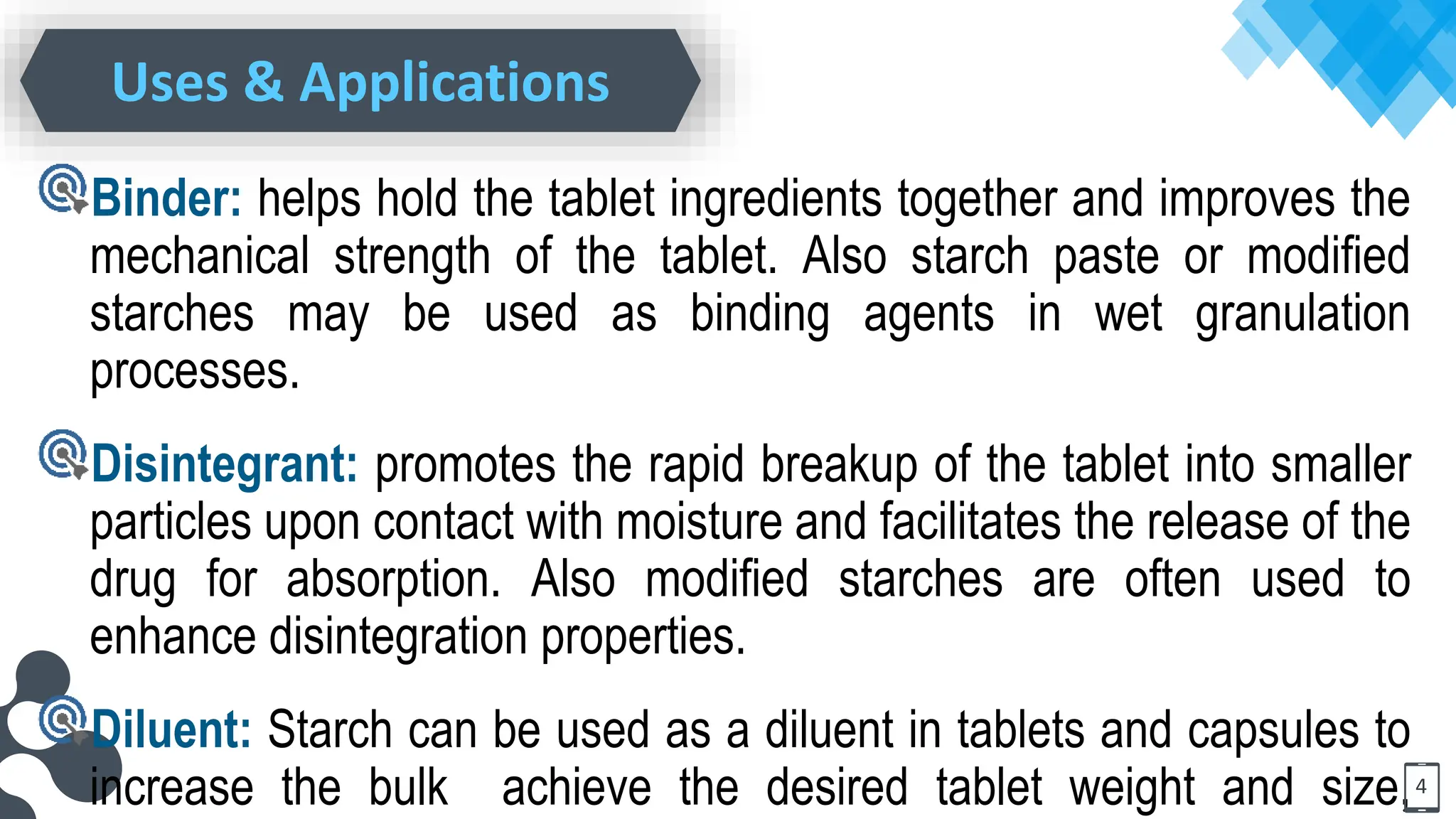 PHARMACEUTICAL EXCIPIENTS - LACTOSE AND STARCH | PPSX