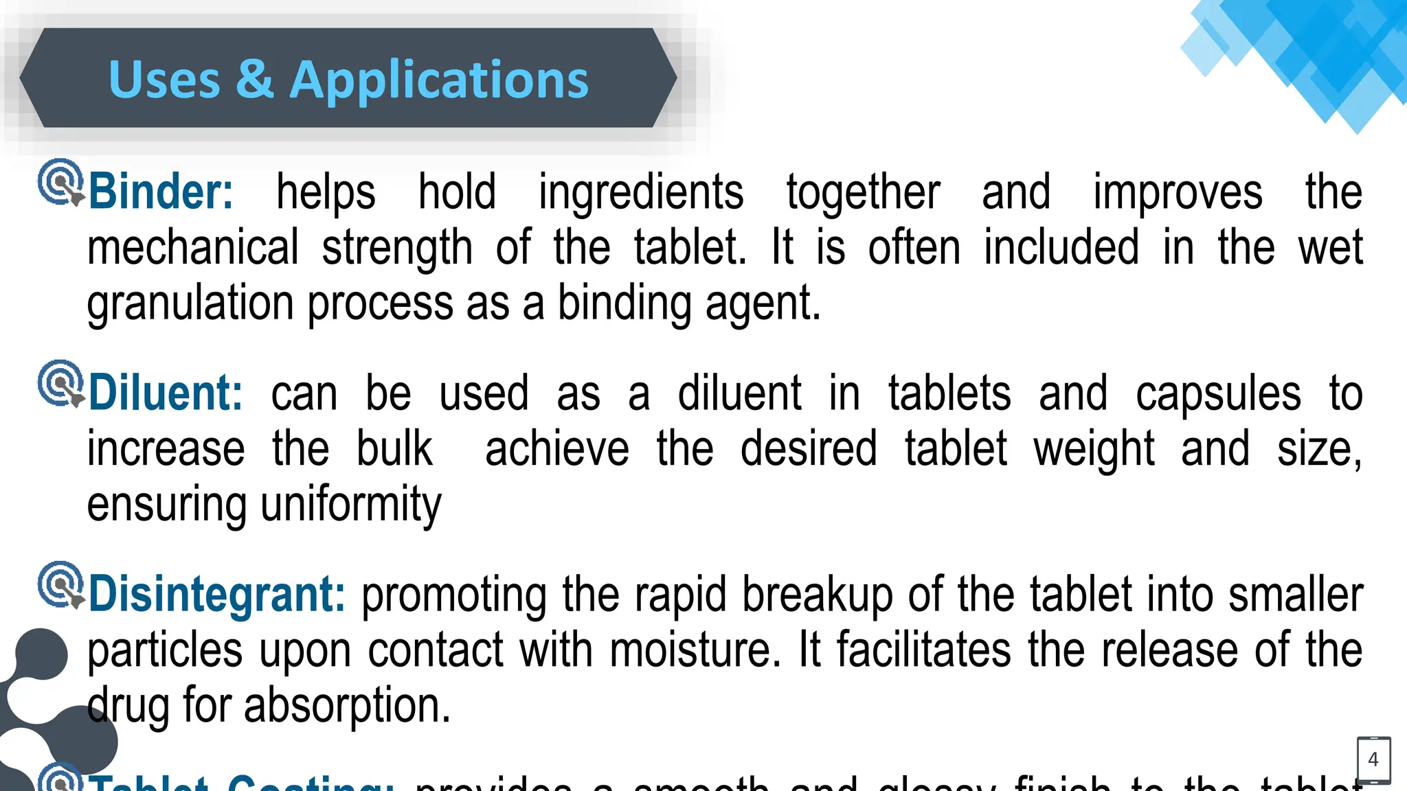 PHARMACEUTICAL EXCIPIENTS - LACTOSE AND STARCH | PPSX