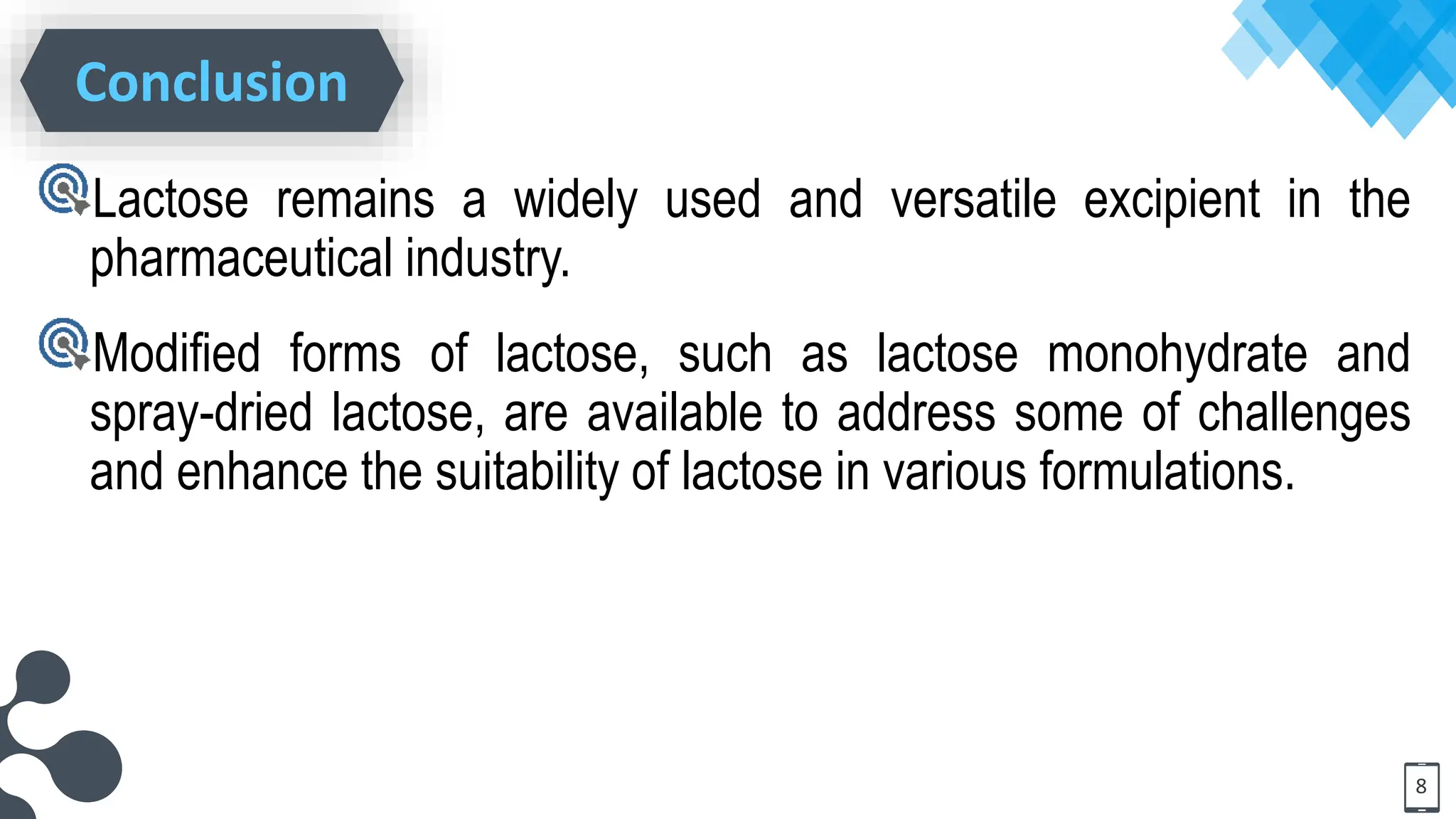 PHARMACEUTICAL EXCIPIENTS - LACTOSE AND STARCH | PPSX