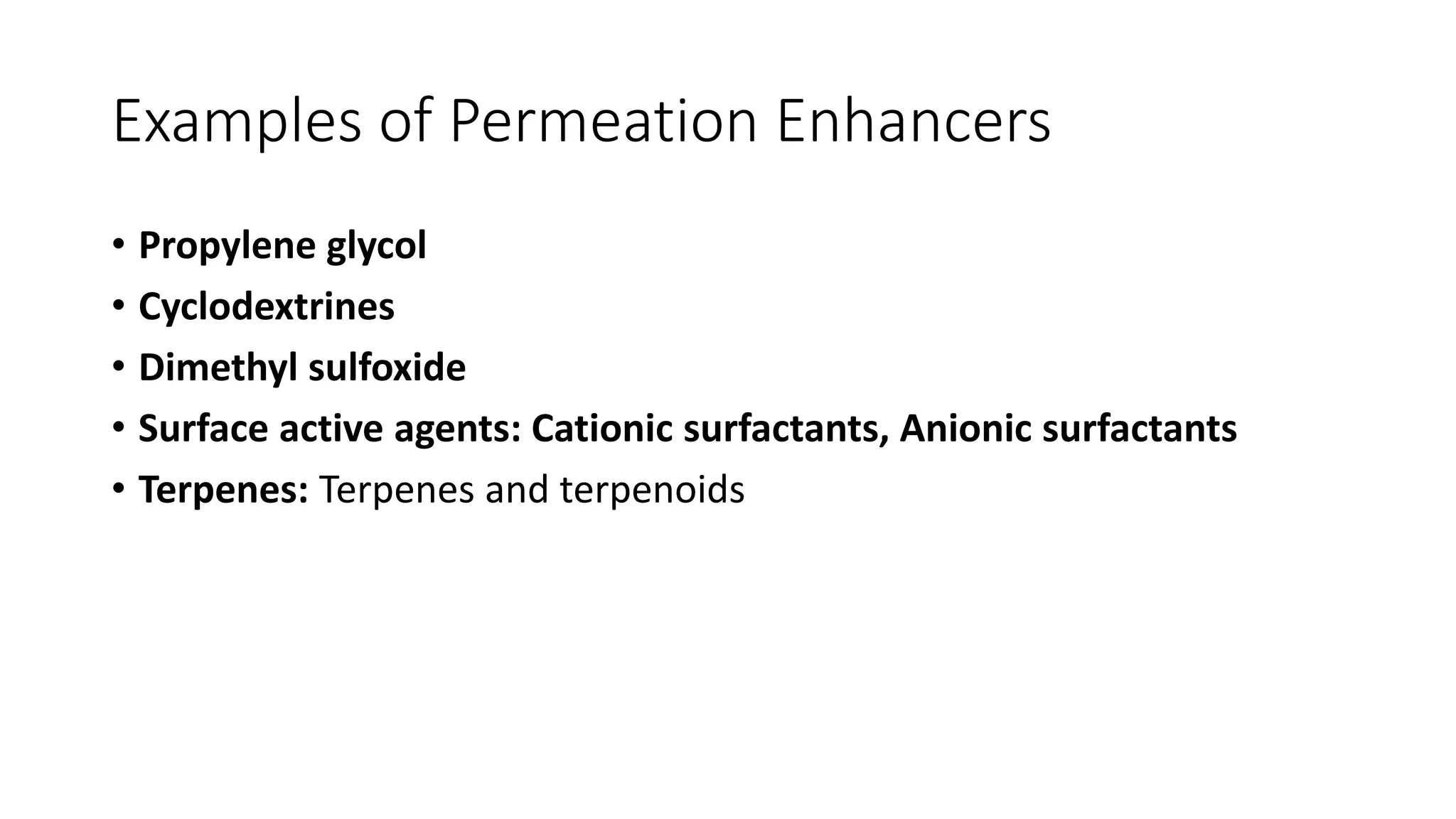 Excipients for solubility dissolution and permeation enhancement | PPT Excipients for solubility dissolution and permeation enhancement | PPT