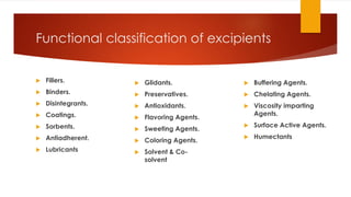 Excipients sb | PDF
