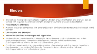 Excipients sb | PDF | Chemistry | Science
