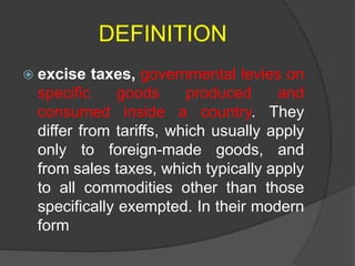Excise | PPTX