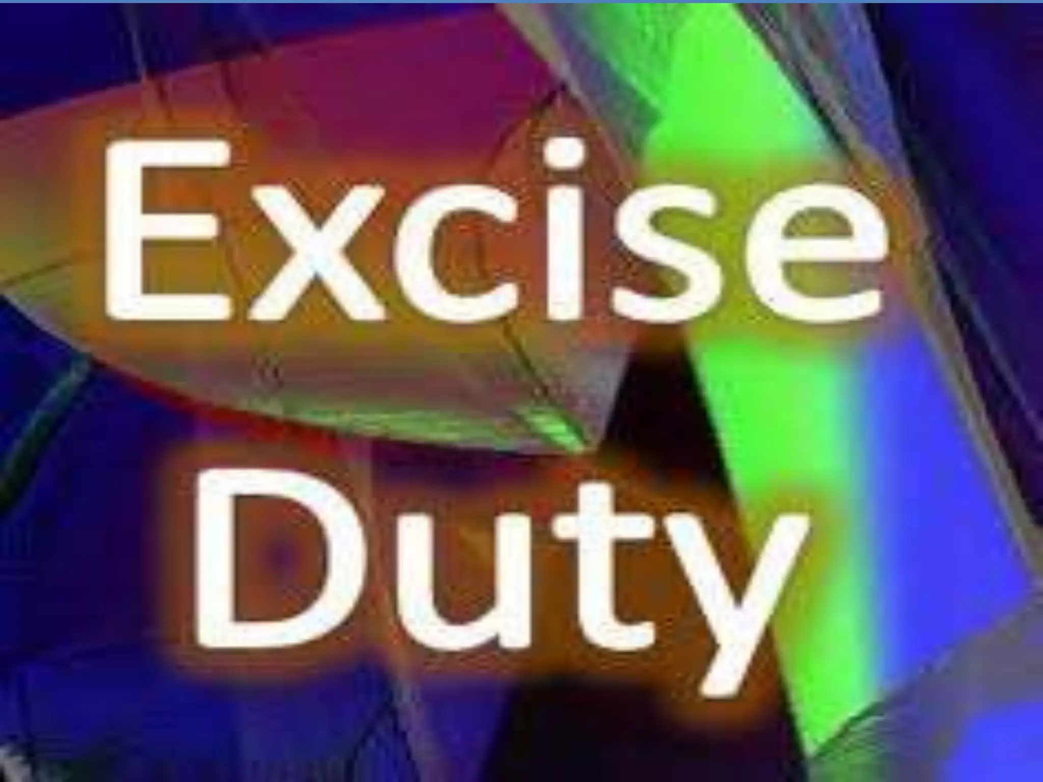 Excise Duty | PPTX