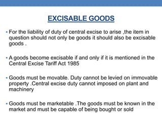 Excise Duty | PPTX
