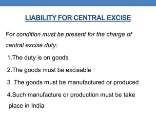 Excise Duty | PPTX