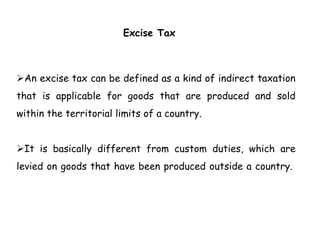 Excise duty | PDF