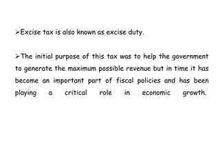 Excise duty | PDF