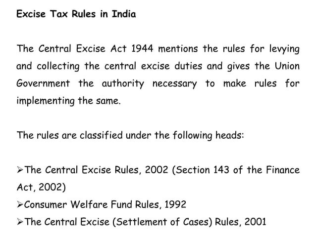 Excise duty | PDF