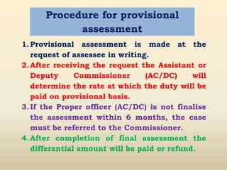Excise duty assessment | PPTX