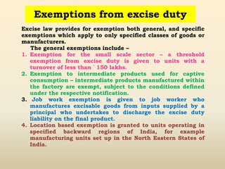 Excise duty assessment | PPTX