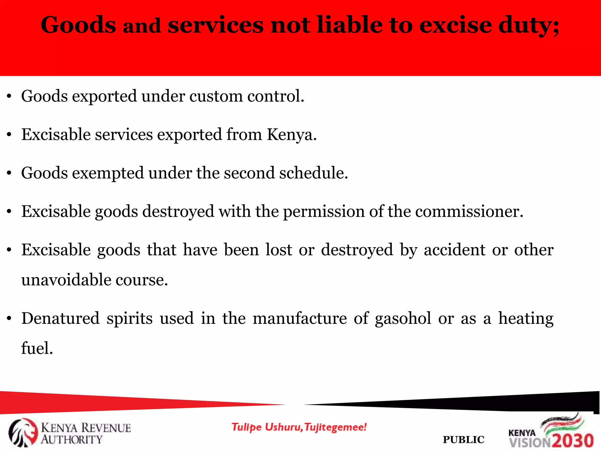 Excise goods slide | PPT