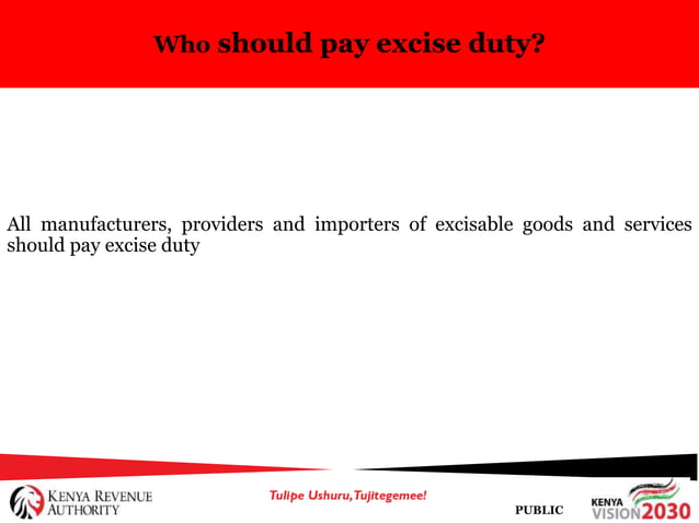 Excise goods slide | PPTX