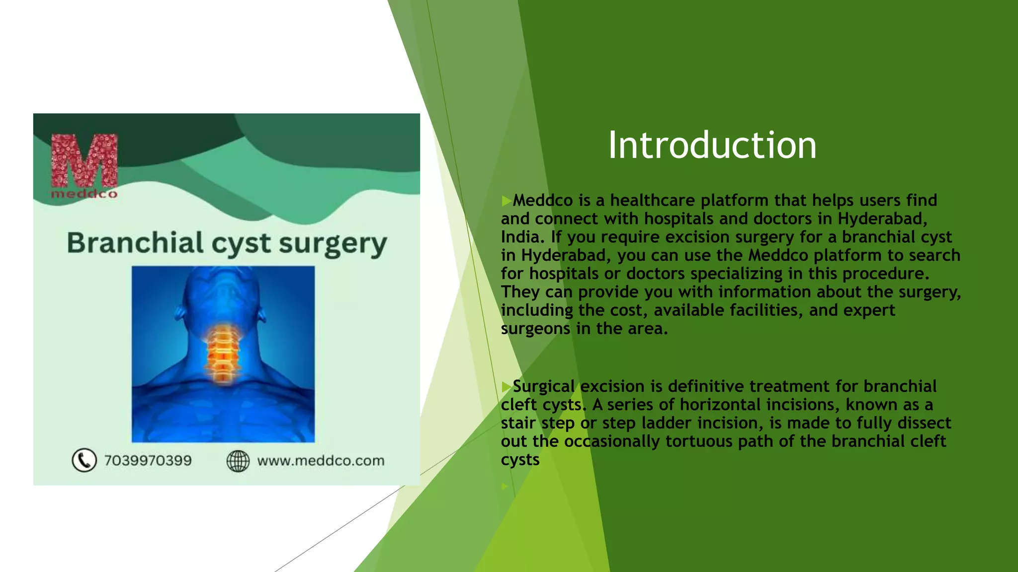 Excision of Branchial cyst surgery.pptx | Ear, Nose and Throat ...