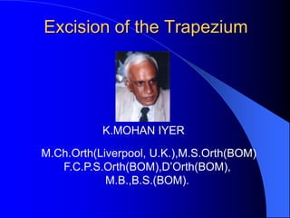 Excision of the trapezium presentation | PPT