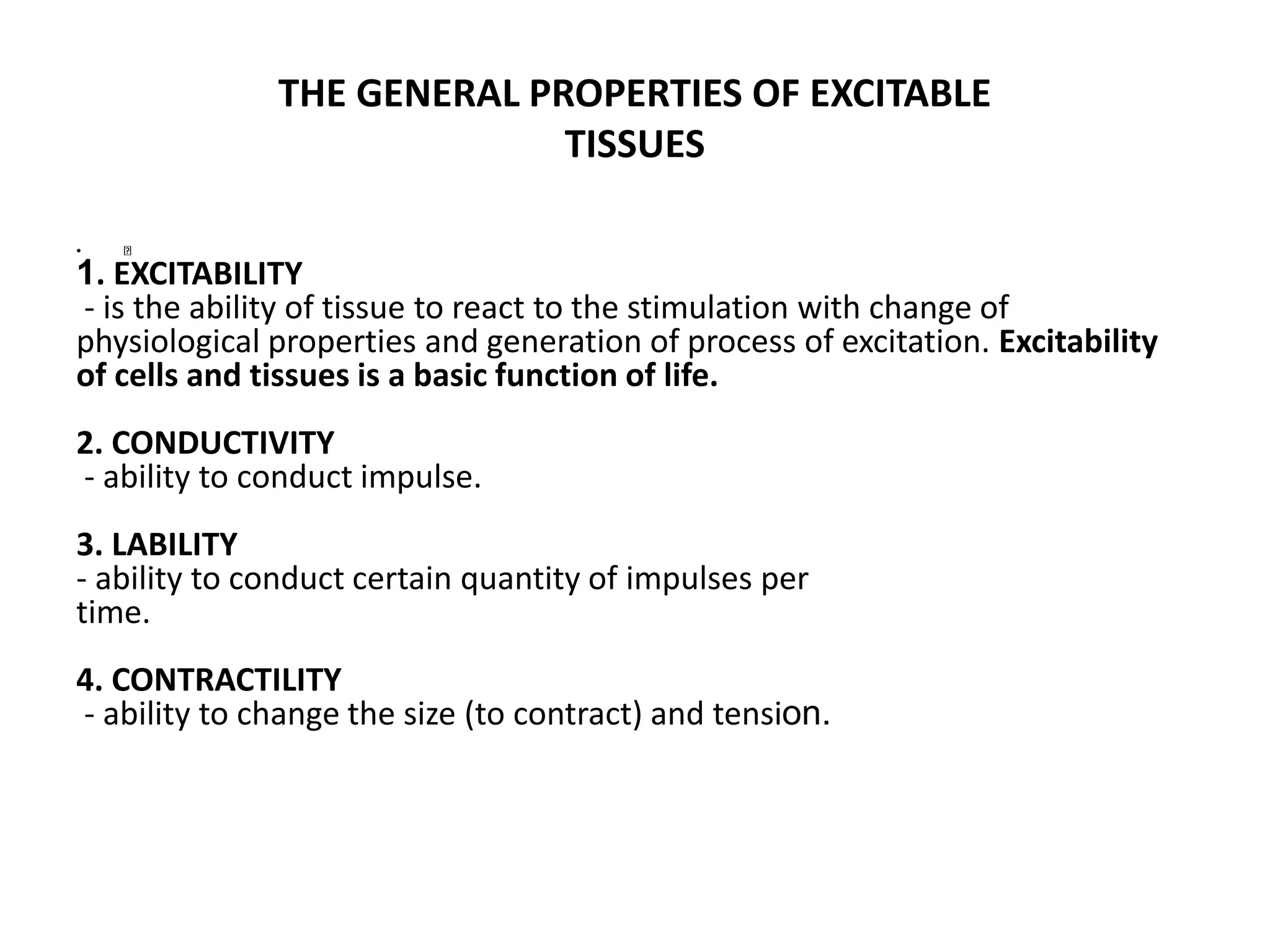 Excitable tissue Physiology | PPTX