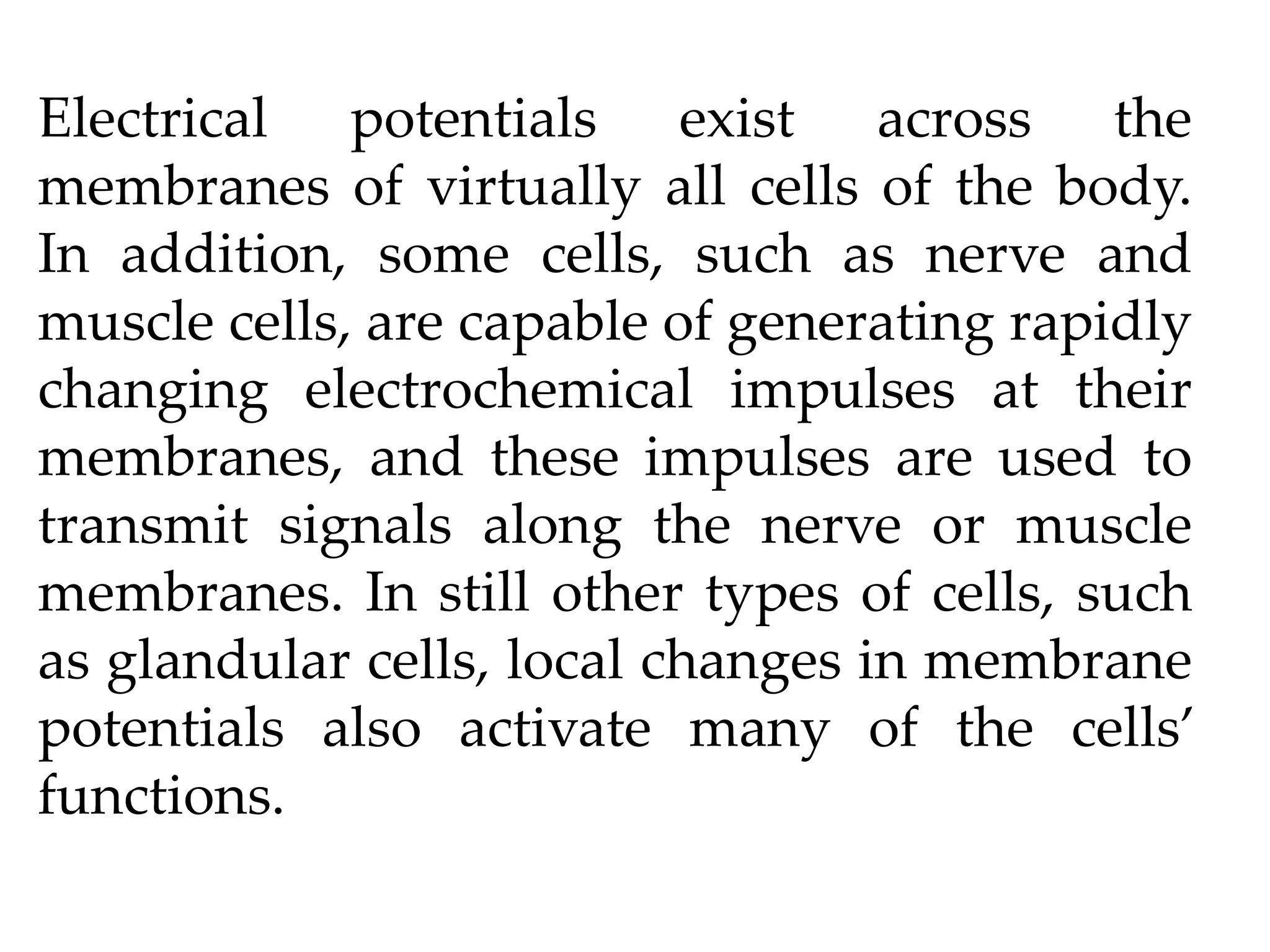 Excitable tissue Physiology | PPTX