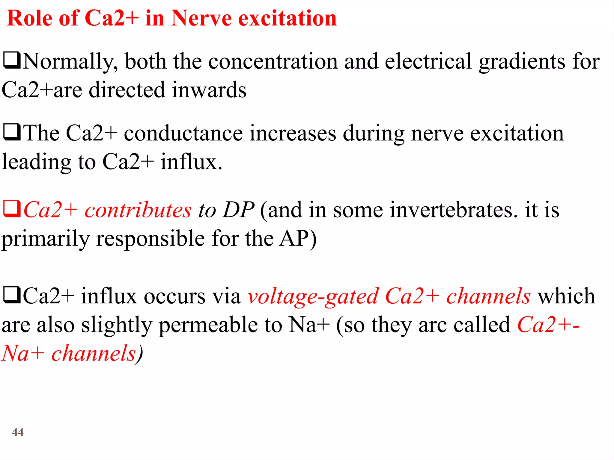 Excitable tissues nerve | PDF