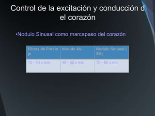 Excitación ritmica del corazón | PPTX