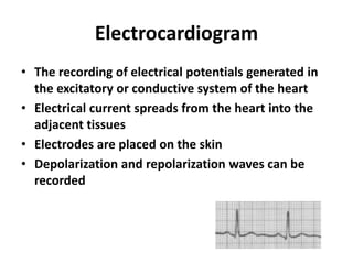 Excitations of heart rhythms and ECG.ppt | Heart and Cardiovascular ...