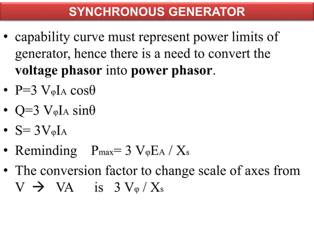 Excitation System & capability curve of synchronous generator | PPSX | Radio Control | Hobbies ...