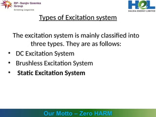 excitation system failure powerpoint presentation | PPTX