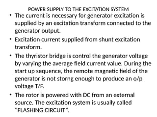 EXCITATION SYSTEM and 415 dc and aloffff | PPTX