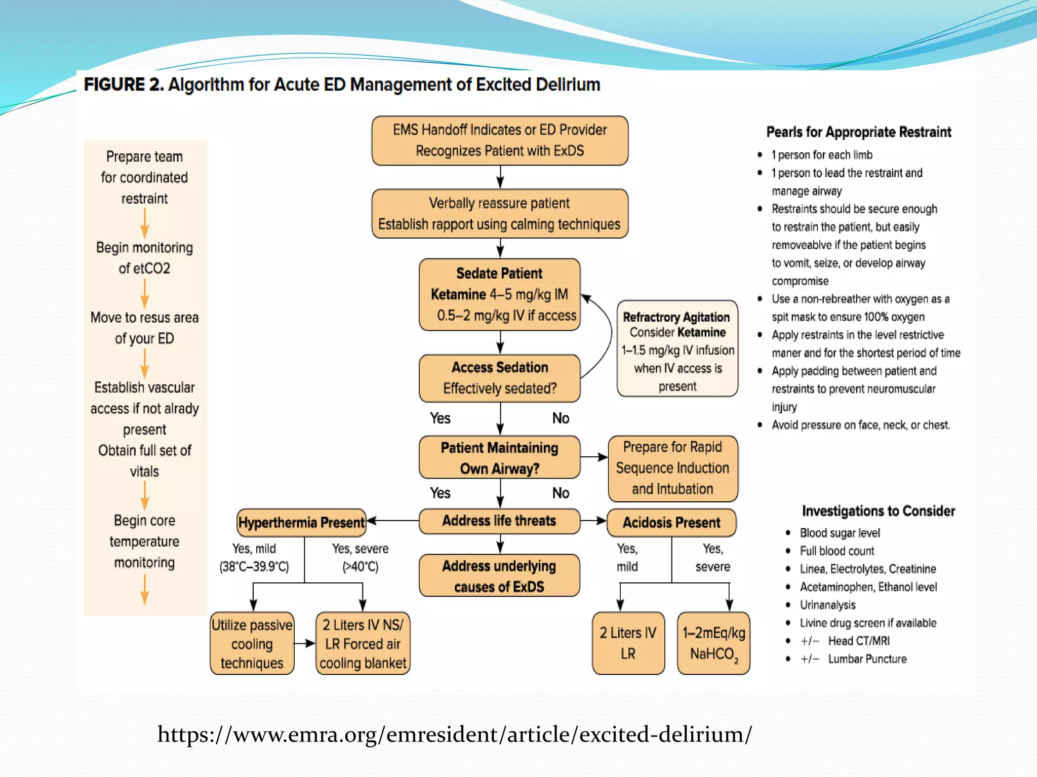 Excited delirium syndrome | PPTX