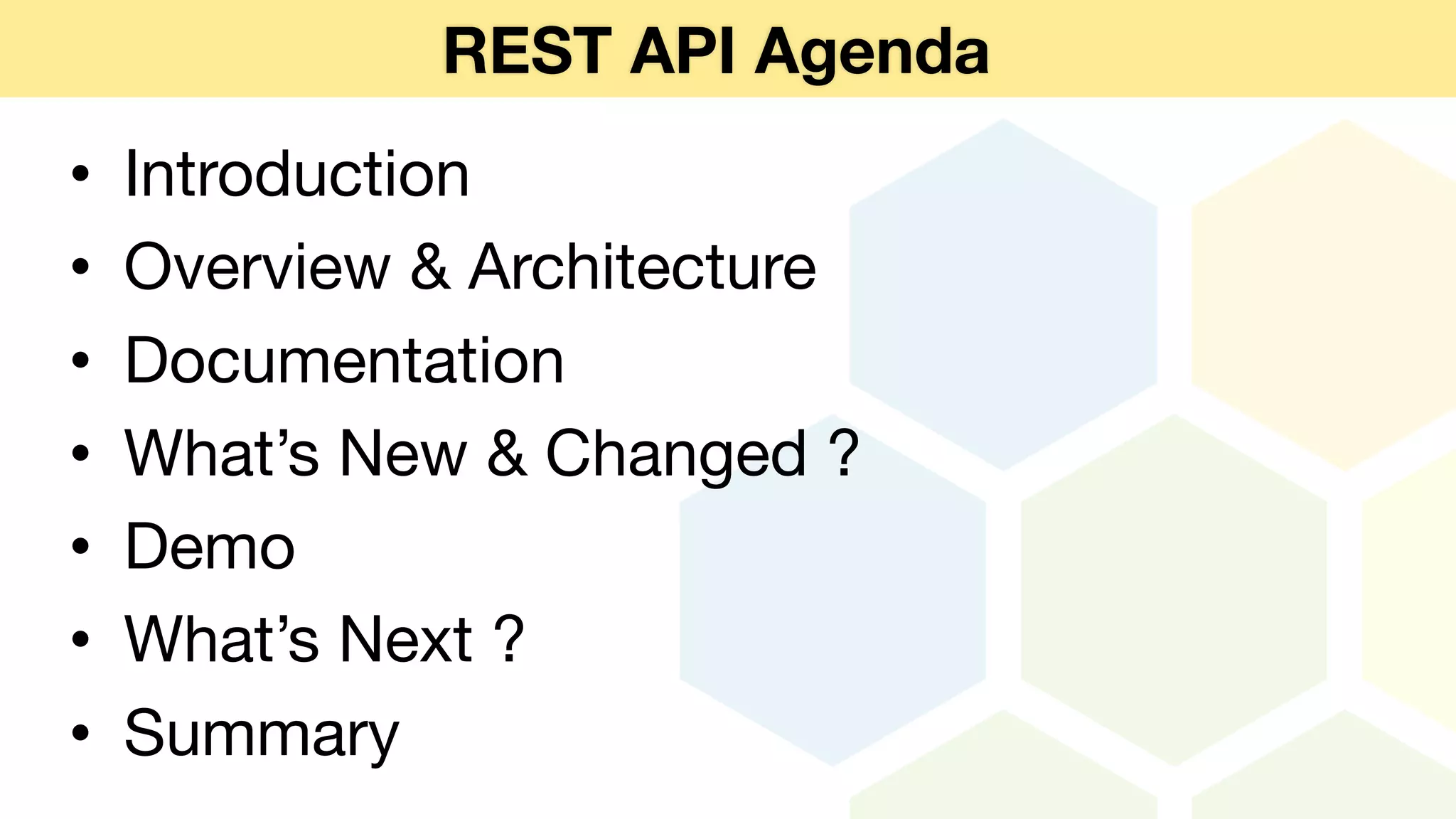 Exciting New Alfresco REST APIs | PPT