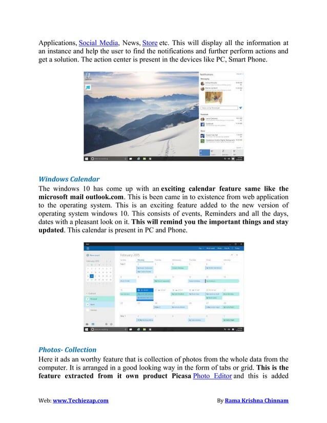 Exciting features of windows 10 operating system | PDF