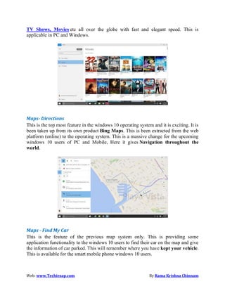 Exciting features of windows 10 operating system | PDF